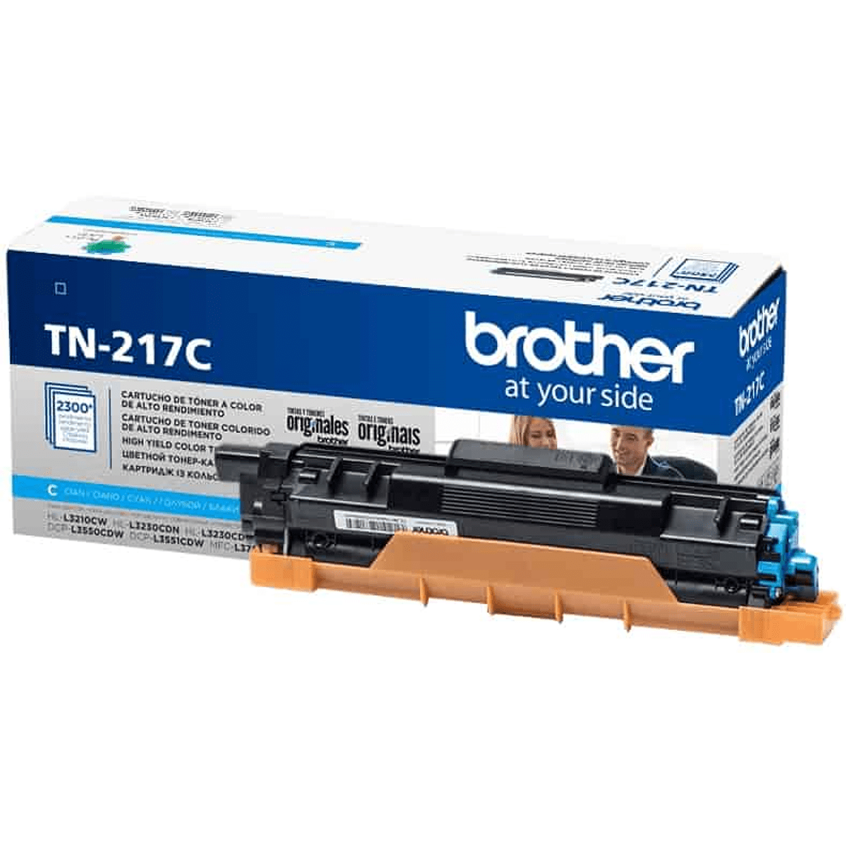 TONER ALTERNATIVO BROTHER CYAN TN-217 - V y T Computación