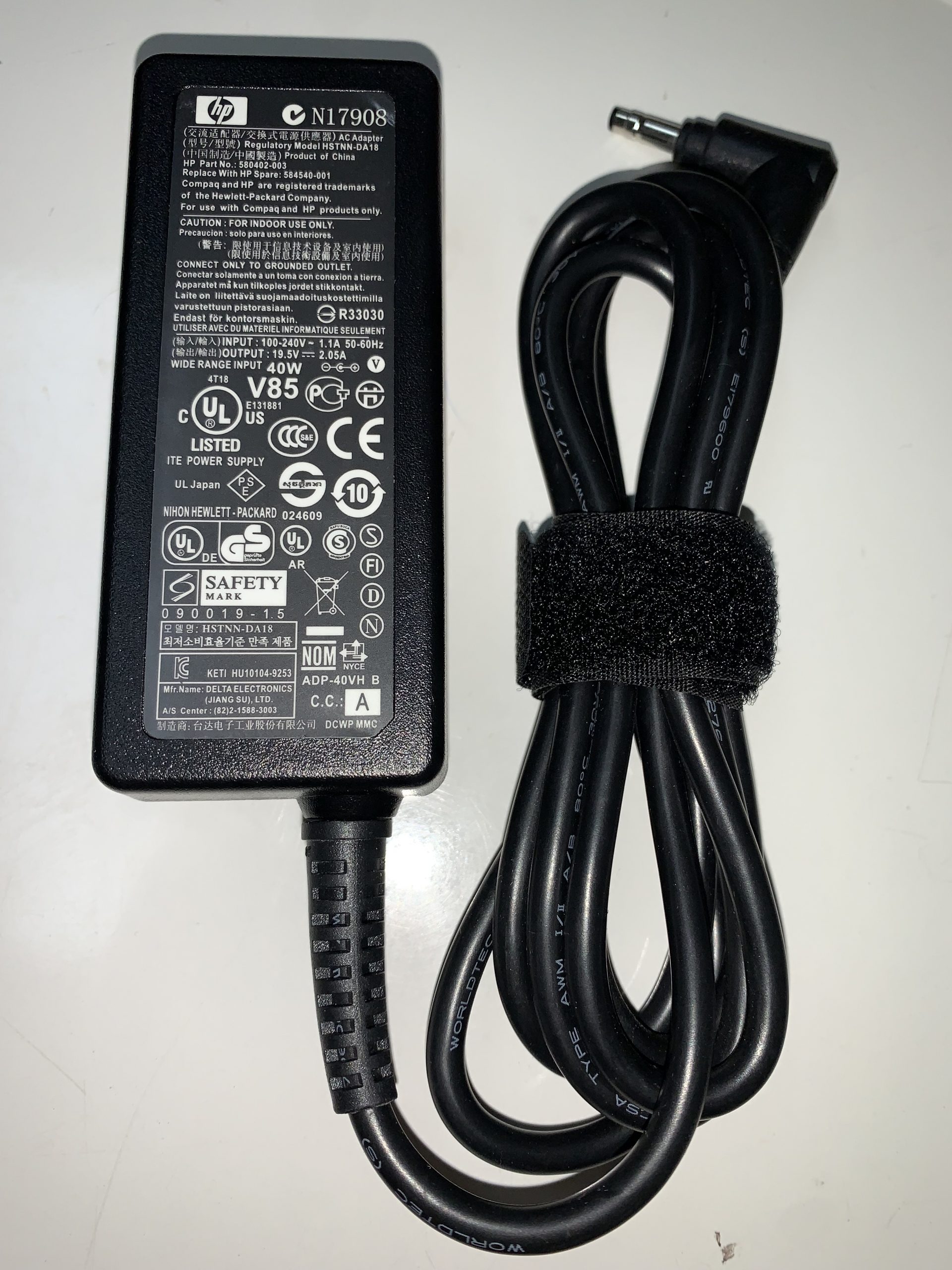 Cargador Hp Original Compaq Mini 40w - V y T Computación