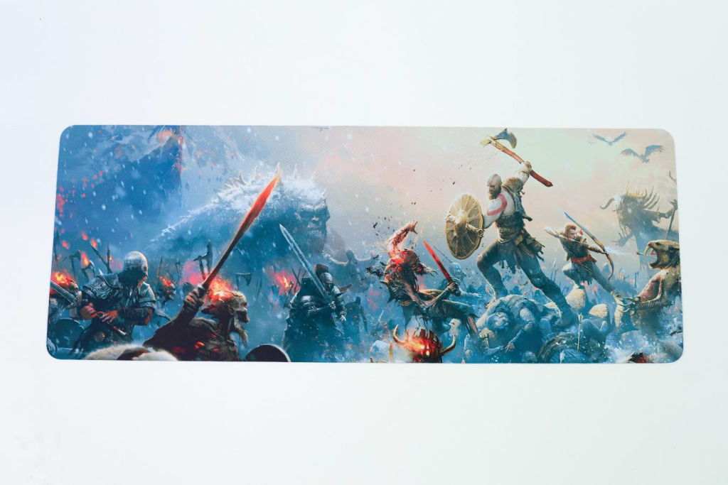 MousePad XXL Diseño God of War 80x30cm Sin Bordado - V y T Computación