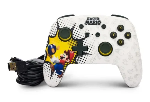 Control joystick Nintendo Switch Wired Super Mario Power A - V y T ...